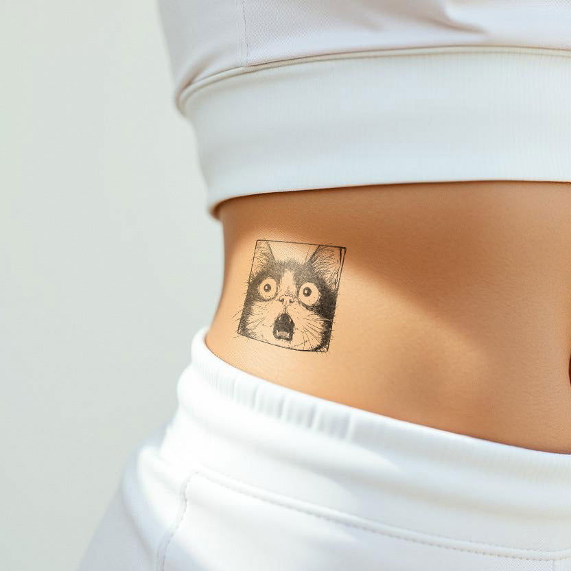 Screaming Kitty Tattoo - Wide Awake NYC